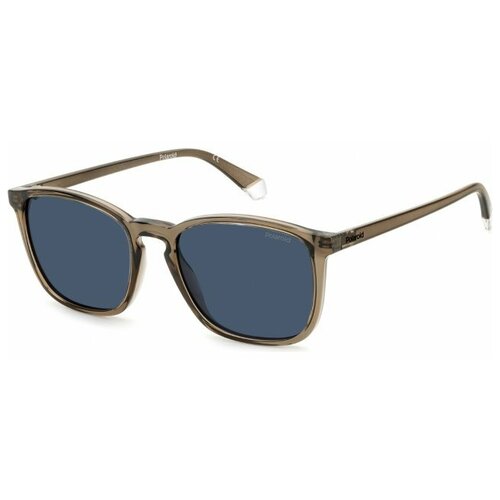 Солнцезащитные очки Polaroid, коричневый, синий