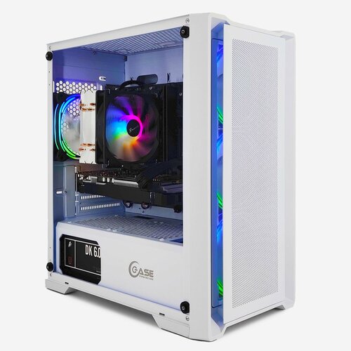 Игровой PC юкомс Ryzen 7 7700, GTX 1660 6GB, HDD 1TB, SSD 120GB, 16GB DDR5, БП 500W, win 10 pro, White game case