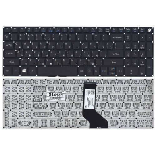 Клавиатура для ноутбука Acer TravelMate P259-M черная без рамки