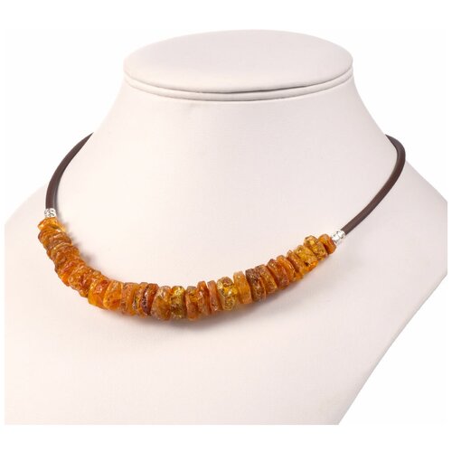 Колье Amberprofi, янтарь, длина 45 см.