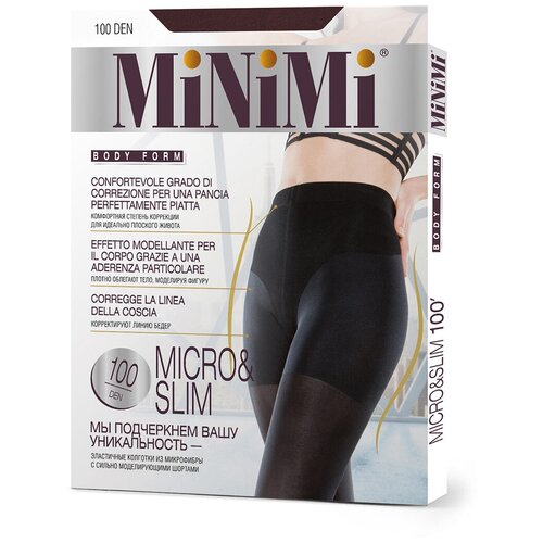 Колготки MiNiMi Micro&Slim, 100 den, размер 3, красный