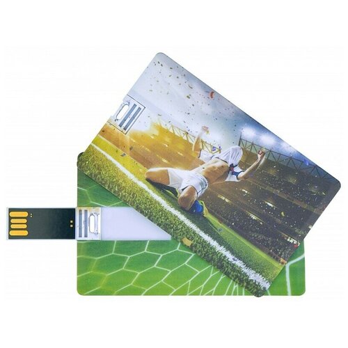 Подарочный USB-накопитель футбол оригинальная флешка пластиковая карта 16GB