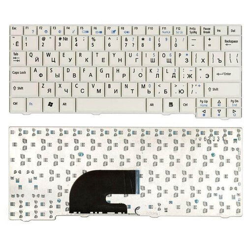Клавиатура для ноутбука J. N9482. J1D белая