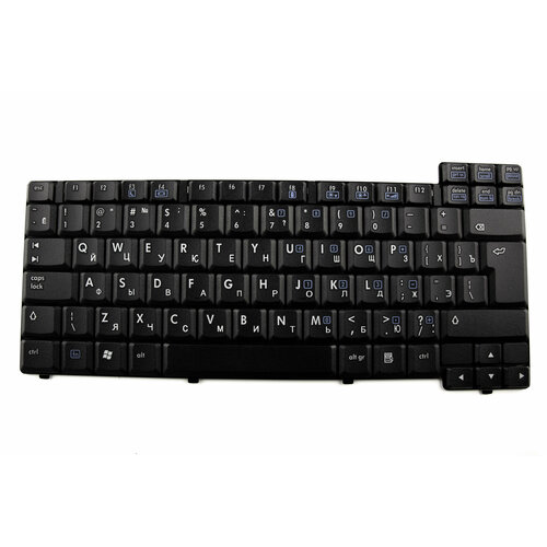 Клавиатура для ноутбука HP Compaq nx6115 черная, крепления вверху