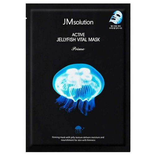 JMsolution, Тканевая маска для лица с экстрактом медузы, Active Jellyfish Vital Mask Prime, 33 мл