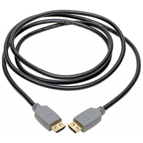 Кабель аудио-видео Tripp Lite P568-006-2A, HDMI (m) - HDMI (m) , ver 2.0, 1.8м, GOLD черный/серый