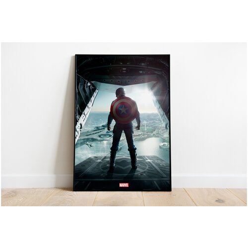 Постер "Герои Марвел" / Формат А2 (40х60 см) / Плакат Marvel / Без рамы