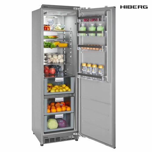 Встраиваемый холодильник без морозильной камеры No Frost 55.9*55.3*187 HIBERG i-RFB 35 NF