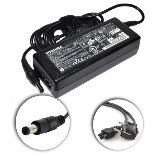 Для Toshiba SATELLITE P300-223 Зарядное устройство блок питания ноутбука (Зарядка адаптер + сетевой кабель/ шнур)