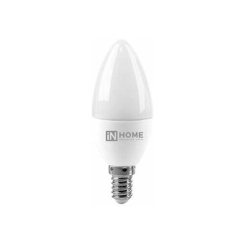 Лампа светодиодная LED-СВЕЧА-VC 8Вт 230В E14 4000К 720лм IN HOME 4690612020433 (2шт. в упак.)