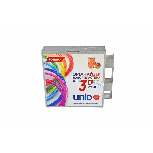 ABS пруток UNID в органайзере 1.75 мм 20 цветов, 0.75 кг, 20 шт, разноцветный