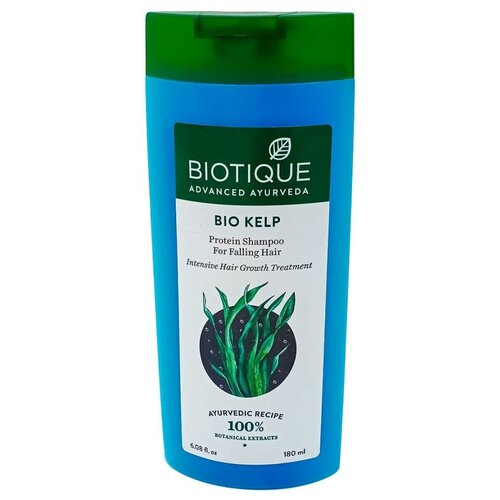 Шампунь против выпадения волос с водорослями Kelp Biotique 180 мл