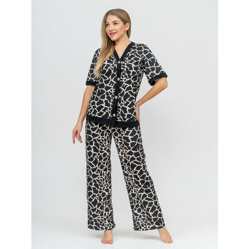 Пижама  BUY-TEX.RU, размер 44, черный