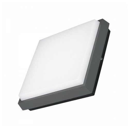 Уличный потолочный светильник светодиодный защищенный LGD-AREA-S175x175-10W Warm3000 (GR, 110 deg, 230V) (Arlight, IP54 Металл, 3 года) 029951