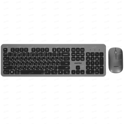 Комплект клавиатура + мышь Smartbuy 233375AG-GK серо-черный (SBC-233375AG-GK)