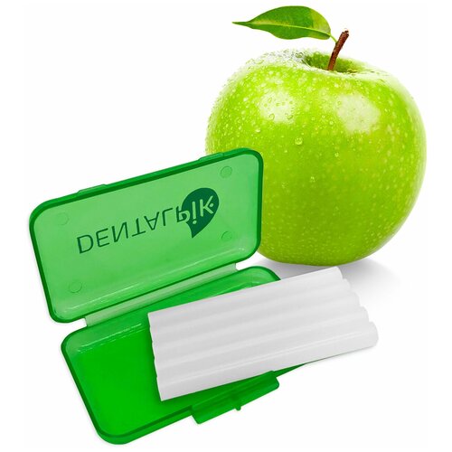Dentalpik Ортодонтический воск для брекетов, кап и пластинок Dentalpik Orthodontic Wax apple flavor, яблочный, 3.5 г, яблоко, прозрачный