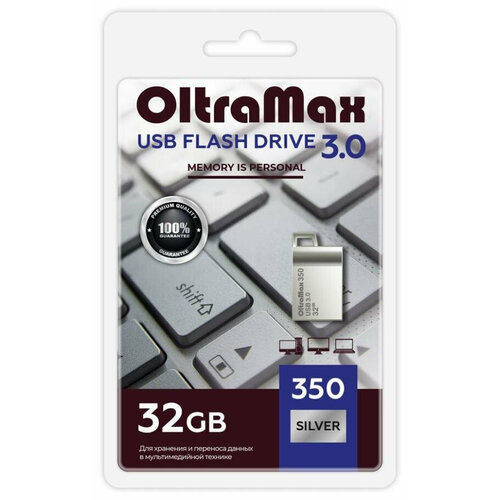 USB-флеш накопитель (OLTRAMAX OM-32GB-350-Silver 3.0)