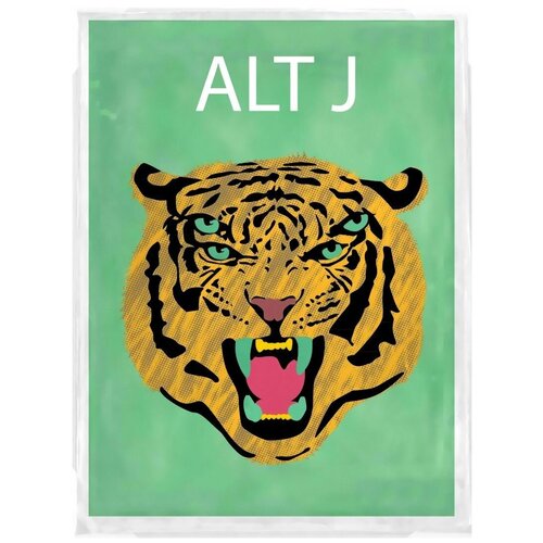 Плакат, постер на холсте Alt-J/Альт-Джей. Размер 21 х 30 см