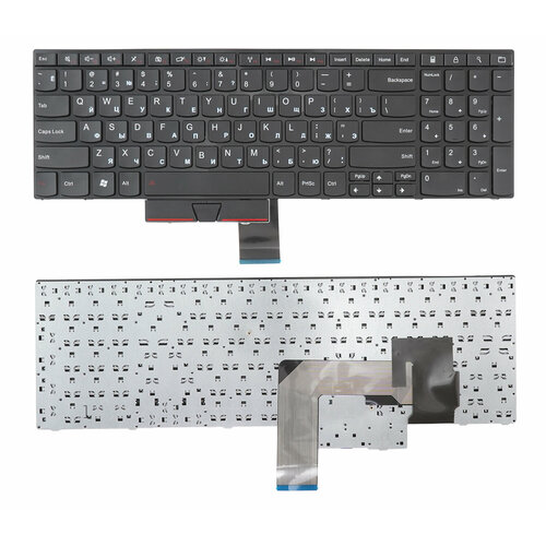 Клавиатура для ноутбука Lenovo ThinkPad Edge E520 черная, без стика