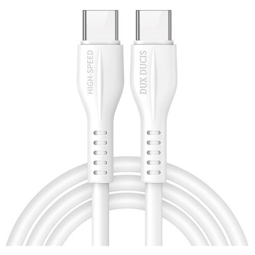 USB Кабель Dux Ducis Type-C to Type-C, K-V series, 100 см, белый