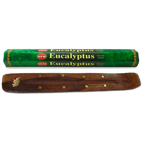 Благовония HEM "Precious Eucalyptus" (Драгоценный Эвкалипт) + подставка