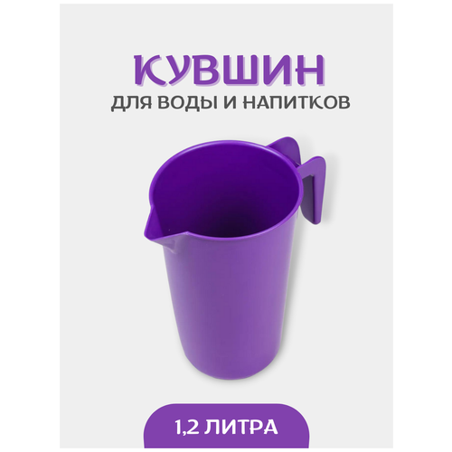 Кувшин пластиковый для воды и напитков DOMSIDE 1,2 л