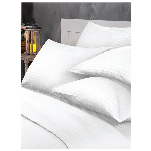 Комплект постельного белья Verossa Royal, 1.5-спальное, хлопок, белый