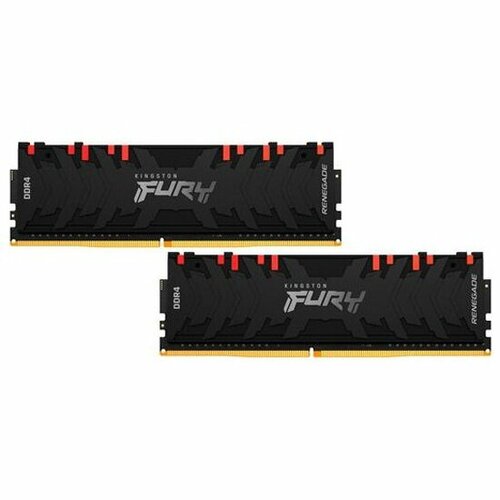 Оперативная память Kingston DDR4 64Gb (2x32Gb) 3200 MHz pc-25600 FURY Renegade RGB (KF432C16RBAK2/64)