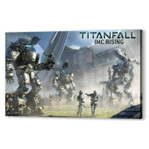 Плакат, постер на холсте Titanfall. Размер 21 х 30 см