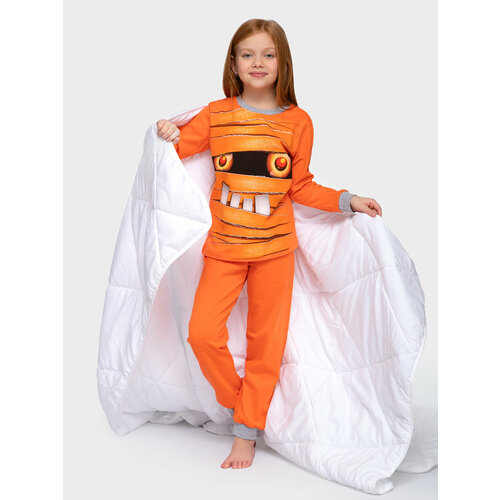 Пижама  MixFix, размер 128-134, оранжевый