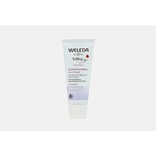 Крем для гиперчувствительной кожи лица с алтеем weleda white mallow facial cream