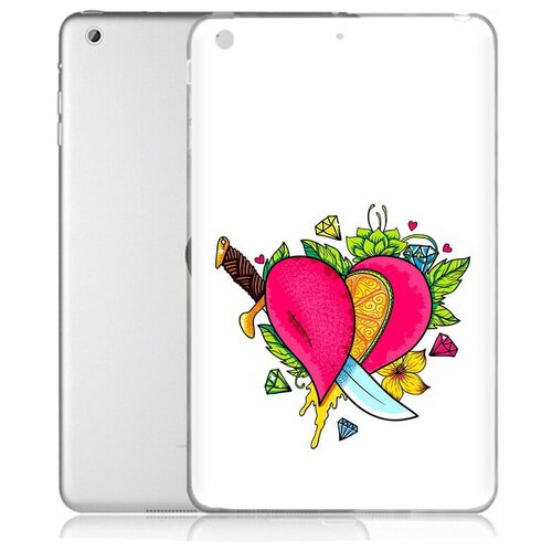 Чехол задняя-панель-накладка-бампер MyPads Фруктовое сердце для iPad Pro 11 (2018) A1979/A1934/A2013 противоударный