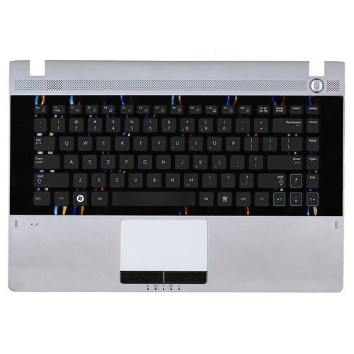 Клавиатура для ноутбука Samsumg RV420 топ-панель серая, англоязычная