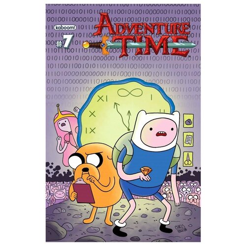Плакат, постер на бумаге Adventure time/Время приключений/. Размер 21 х 30 см