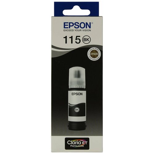 Чернила Epson (C13T07C14A) 115B Pigment Black для L8160/8180