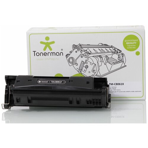 Картридж Tonerman C8061X для HP LaserJet LJ 4100, 4100DTN, 4100N, 4100TN MFP