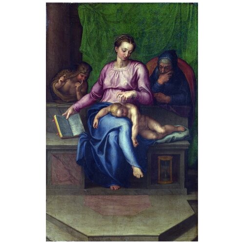 Репродукция на холсте Святое семейство (The Holy Family) №3 Венуччи Марсело 40см. x 63см.