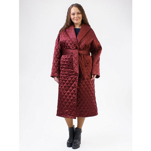 Пальто Louren Wilton, размер 48, бордовый