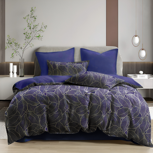 Комплект постельного белья Sofi De Marko Беверли 1,5 спальный, синий