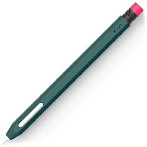 Чехол для Apple Pencil 2 Elago Silicone Case, Midnight Green [EAPEN2-SC-MGR]