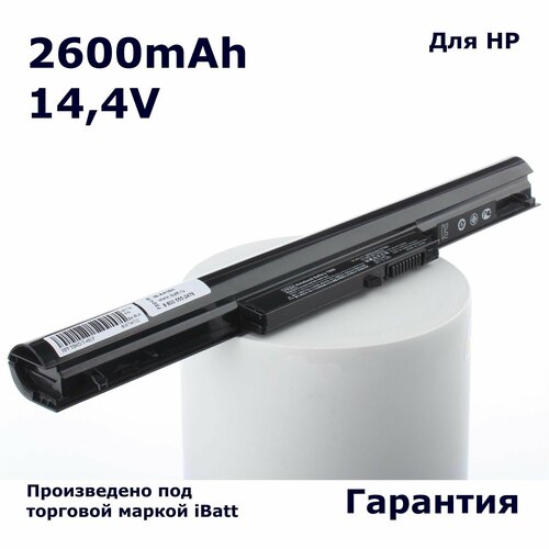 Аккумулятор iBatt 2600mAh, для HP- Pavilion 15-b052sr 15-b157sr 15-b058sr 15-b161sr 15-b055sr 15-b054sr