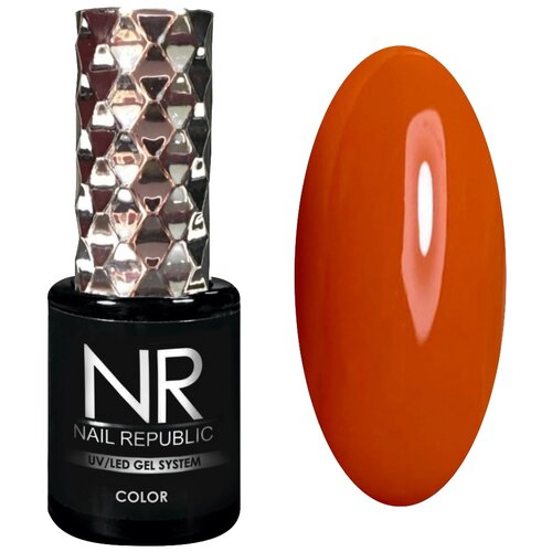 Nail Republic гель-лак для ногтей Color, 10 мл, 10 г, 233 янтарно-оранжевый