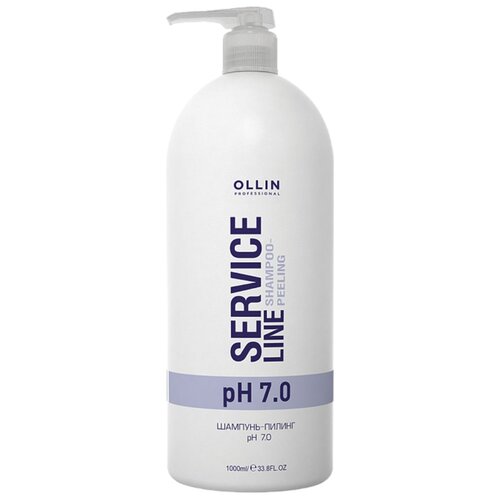 OLLIN Professional шампунь-пилинг Service Line pH 7.0, 1000 мл