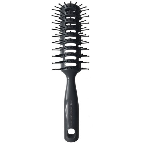 Профессиональная расческа VESS для укладки волос с антибактериальным эффектом Skelton Brush (серая)