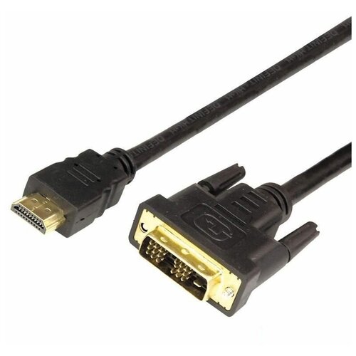 Аксессуар Rexant HDMI - DVI-D 1.5m Gold 17-6303