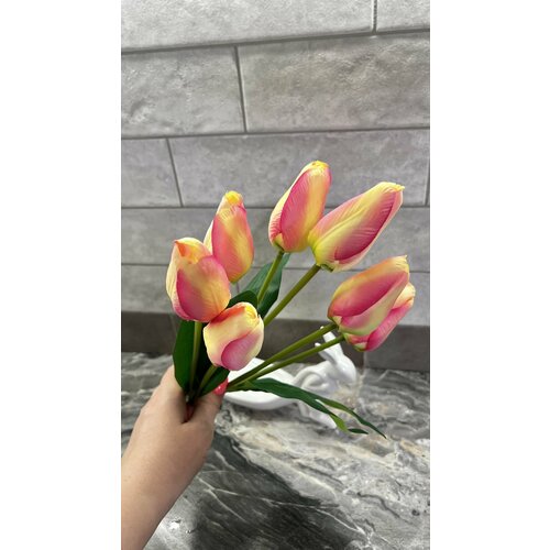 Искусственные цветы тюльпаны для декора