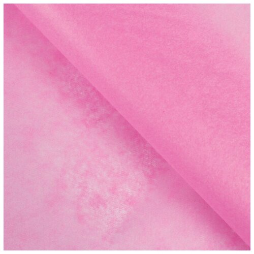 Бумага упаковочная тишью, розовая, 50 см х 66 см 10 шт