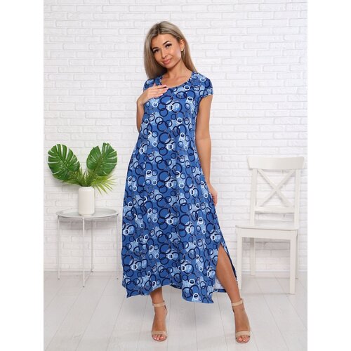 Платье Инсар Текстиль, размер 54, синий