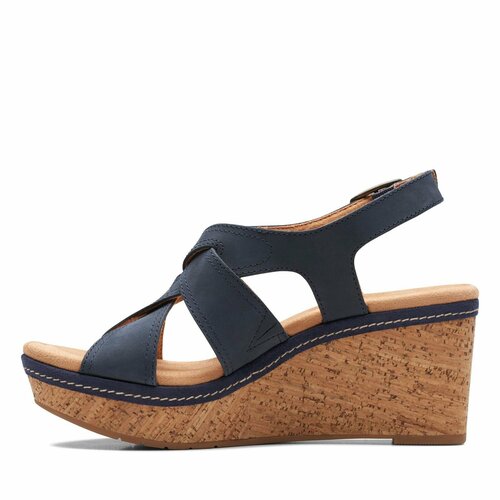 Босоножки Clarks, размер 41 EU, синий