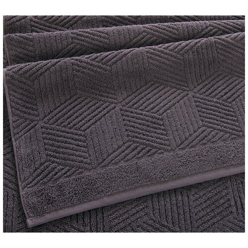 Текс-Дизайн Полотенце махровое Уэльс серый шато (70х140)